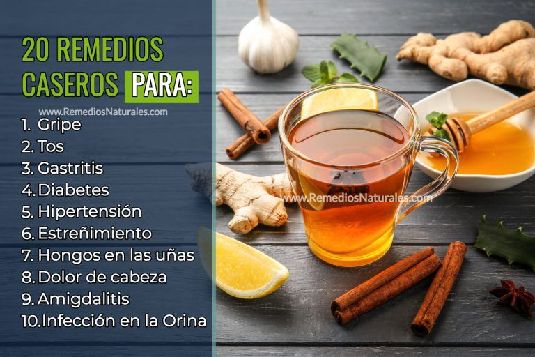 20 Remedios Caseros para: Gripe, Tos, Gastritis, Amigdalitis, Diabetes ...